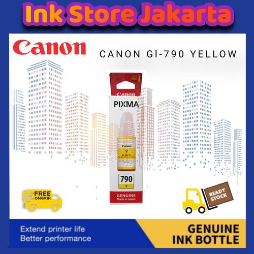 Jual Tinta Canon Gl-790 Yellow Original Series G1000 G2000 G3000 G4000 ...