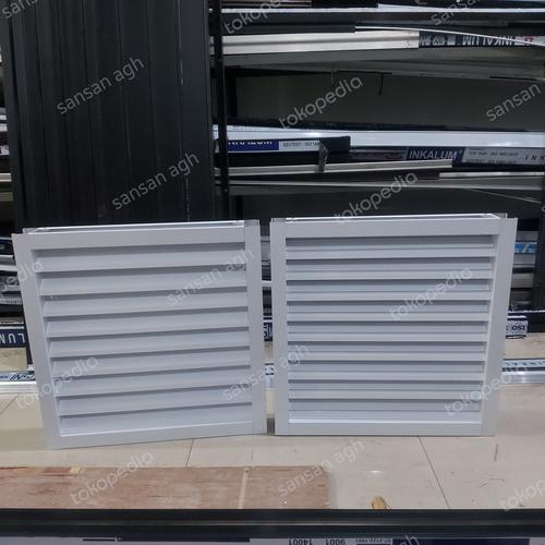 Jual Jalusi Alumunium + Kusen Alumunium Ukuran Produk Sesuai Gambar ...