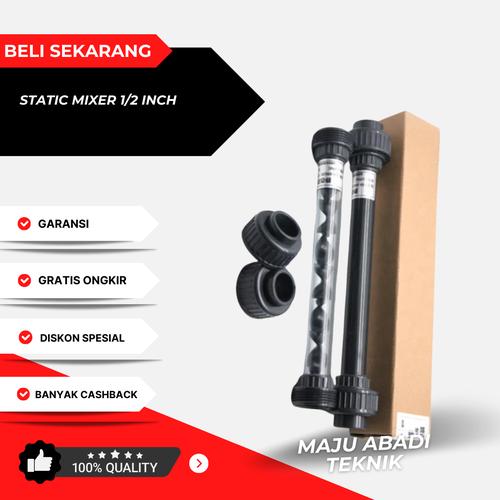 Jual Static mixer 1/2 inch Mixer ozone 1/2 inch Static Mixer Ozone UPVC ...