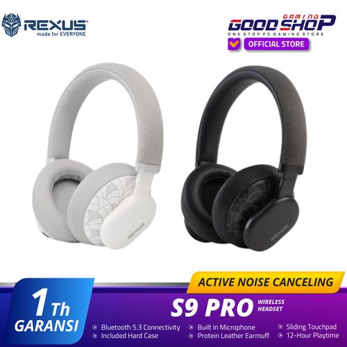 Promo Rexus Headset Wireless S9 Pro With ANC - Putih Cicil 0% 3x ...