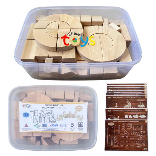Jual Susun Bangun Balok Mini Natural box plastik - Kota Bekasi ...