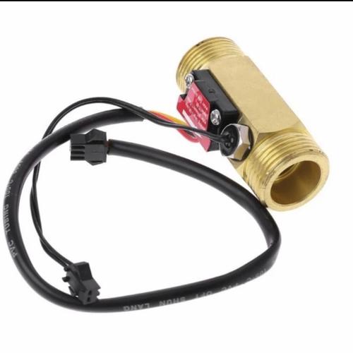 Jual Water Flow Sensor G1/2" DN15 Flow Sensor 1/2 inch + Temperatur ...