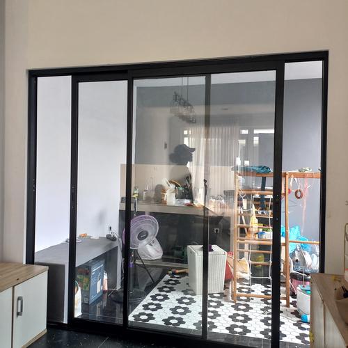 Jual penyekat ruangan dapur sliding door - Kota Depok - Argan Aluminium ...