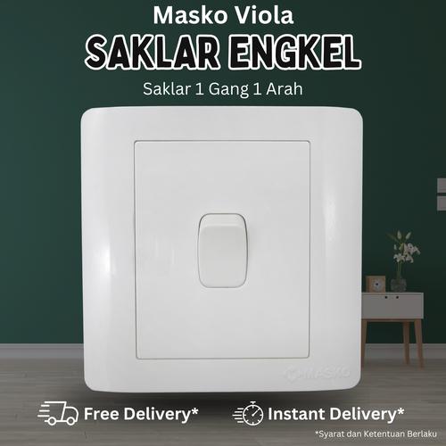 Jual MASKO IB SAKLAR ENGKEL PUTIH V-311 (V-311) VIOLA TUNGGAL SINGLE ...