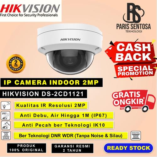 Jual HIKVISION IP CAMERA 2MP DS-2CD1121-I CCTV DOME INDOOR POE ONVIF IP67 - DS-2CD1121G0-I ...