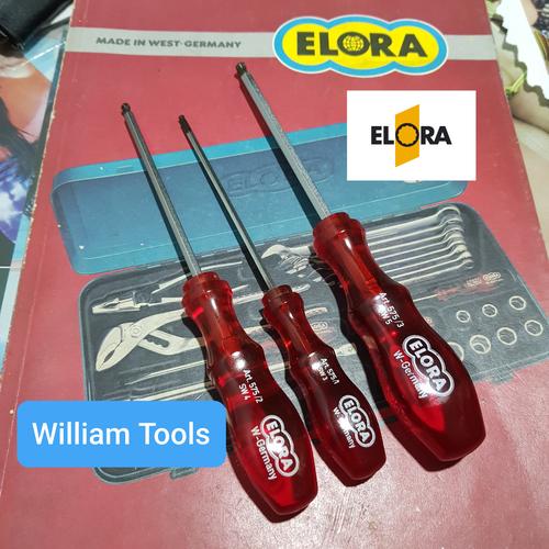 Jual Obeng Ball End Hexagon Profi 3 mm ELORA - Jakarta Pusat - William ...
