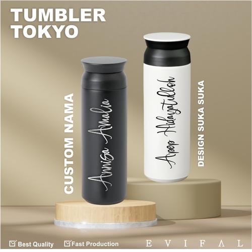 Jual Custom nama Tumbler Tokyo Travel Tumblr Cetak Nama Grafir Logo ...