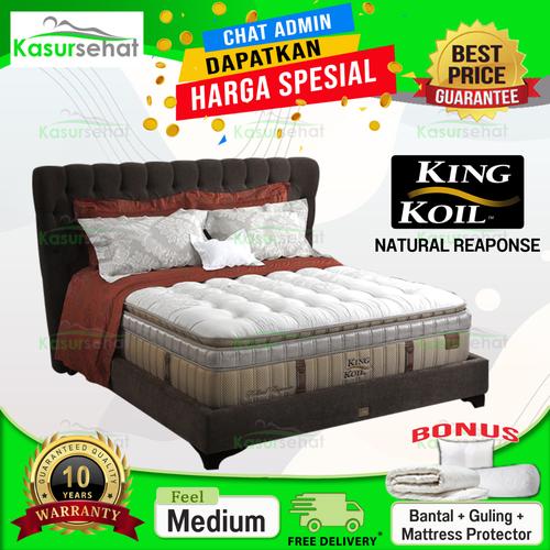 Jual King Koil Kasur Springbed New Natural Response - Full Set 200x200 - Kab. Tangerang ...