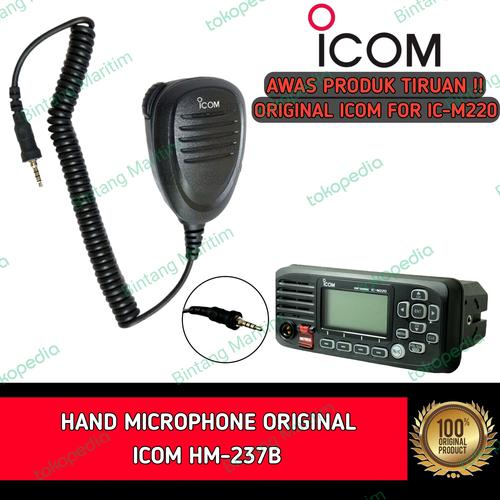 Jual HM 237B MIC RIG ICOM M220 ORIGINAL ICOM HM237B HM 237 B - Jakarta ...