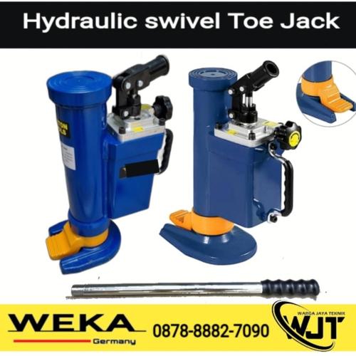 Jual Hydraulic swivel toe jack 10 ton Dongkrak sepatu 10 ton Weka ...