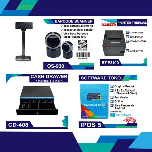 Jual PAKET KASIR PROGRAM IPOS 5 PROFESIONAL BERGARANSI 1 TAHUN - Kota Surabaya - toko kasir ...
