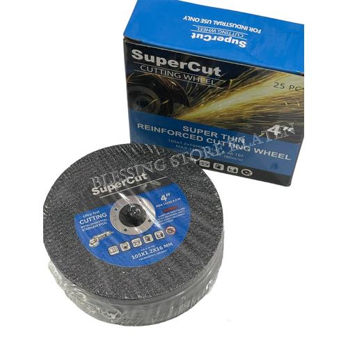 Jual CUTTING WHEEL SUPERCUT 4INC / CUTTING WHEEL (105X1,2X16 MM ...