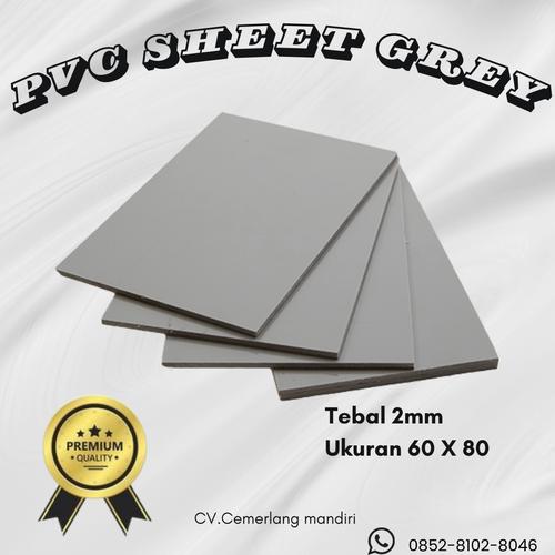 Jual PVC Sheet Grey Potongan Tebal 2mm ukuran 60x80 - Kab. Bogor - CV ...