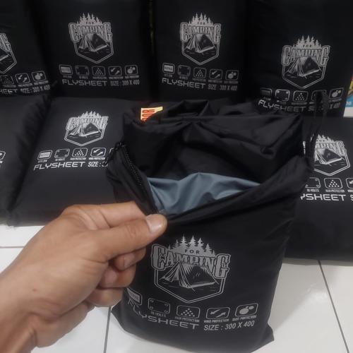Jual FLYSHEET FLY SHEET BUSHCRAT UKURAN 3X4 4X6 METER DOUBEL TENDA ...