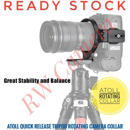 Jual Atoll Rotating Collar Camera Quick Release Tripod Sony Nikon Canon ...