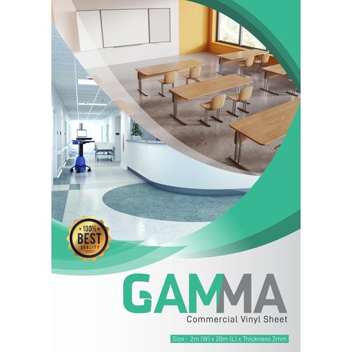 Jual Vinyl Roll Gamma / Commercial Vinyl Sheet Tebal 2mm Motif Kayu ...