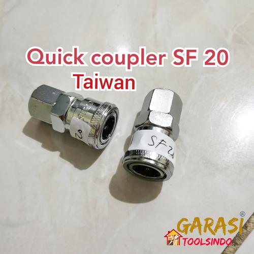 Jual quick coupler SF 20 konektor selang kompresor SF20 kopler - Kota ...