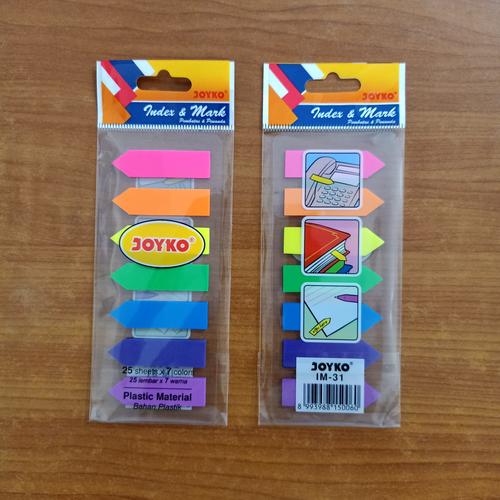 Jual PEMBATAS PENANDA BUKU KERTAS MODEL PANAH INDEX MARK STICKY NOTES ...