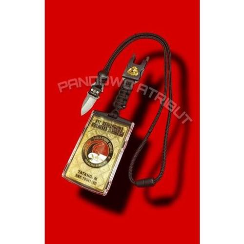 Jual Id Card Kewenangan Name Tag Tactical Polri Reserse Custom Free ...