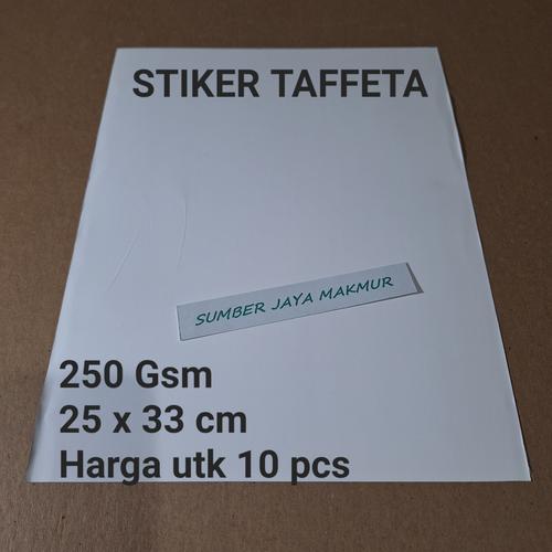 Jual Stiker Tafeta / Taffeta - Kab. Karawang - SJM Paper & Sticker ...