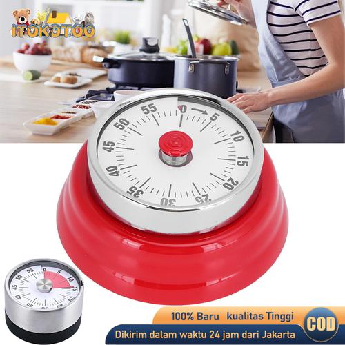 Jual Timer Dapur Magnet Digital Manual Putar Mechanical Timer Alarm ...