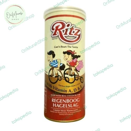 Promo Coklat Meses Ritz Warna Warni 300 gram Cokelat Mesis Ritz Kaleng ...