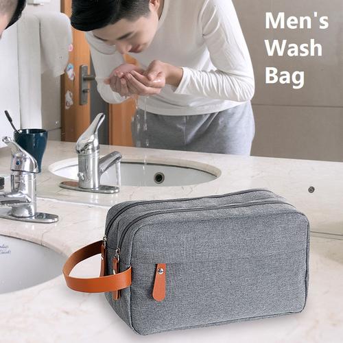 Jual Tas Penyimpanan Alat Mandi Pria / Men's Travel Wash Bag - BLACK ...