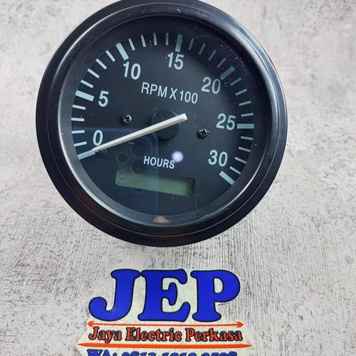 Jual Tachometer RPM + Hour meter 3049555 VDO RPM Meter 12V / 24V RPM ...