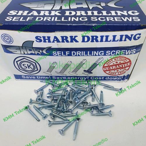 Jual FAB #8X1" SKRUP 2.5CM SEKRUP BAUT TAPPING SCREW 2000 PCS / 1 KOTAK ...
