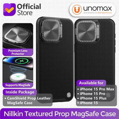 Promo Case iPhone 15 Pro/Max/Plus Nillkin Textured Prop MagSafe Camera ...