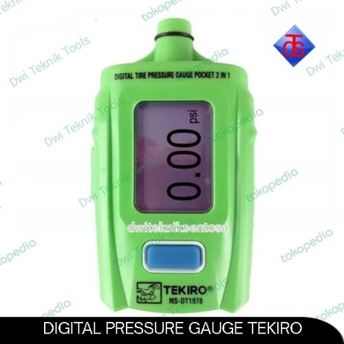 Jual DIGITAL PRESSURE GAUGE/ALAT UKUR TEKANAN ANGIN DIGITAL TEKIRO ...