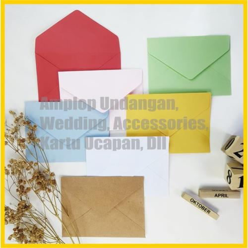 Promo Amplop Coklat A7, AMPLOP AMPLOP KRAF MERAH PINK HIJAU BIRU ISI 100 - Merah - Jakarta Pusat ...