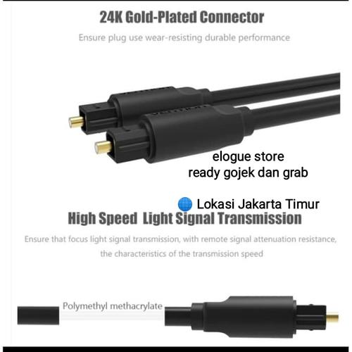 Jual Kabel Optik Optic Speaker Home Theater Ke Audio TV Led Optikal 3 ...