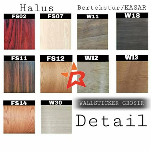 Jual STIKER/STICKER PVC INTERIOR FILM PELAPIS FURNITURE MOTIF KAYU ...