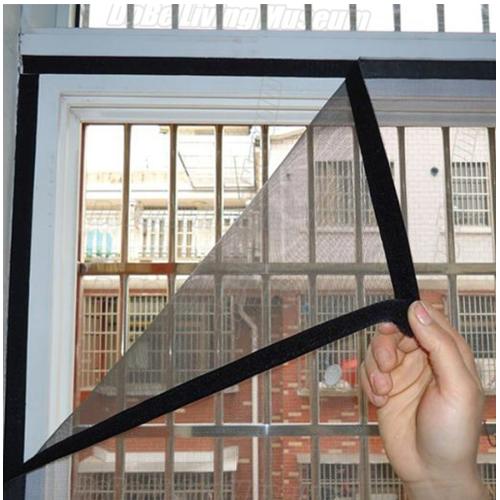 Jual Diy Mosquito Net Window Screen Mesh Summer Anti Insect 65CM X 60CM ...