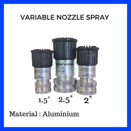 Jual Variable Nozzle Spray / Spray Nozzle Pemadam - 1.5", Aluminium ...