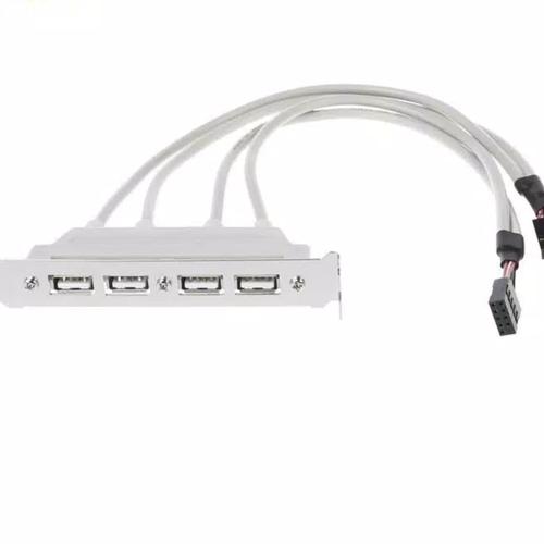 Jual USB 2.0 Motherboard Back Panel 4port 9pin 4 port 9 pin Mainboard ...