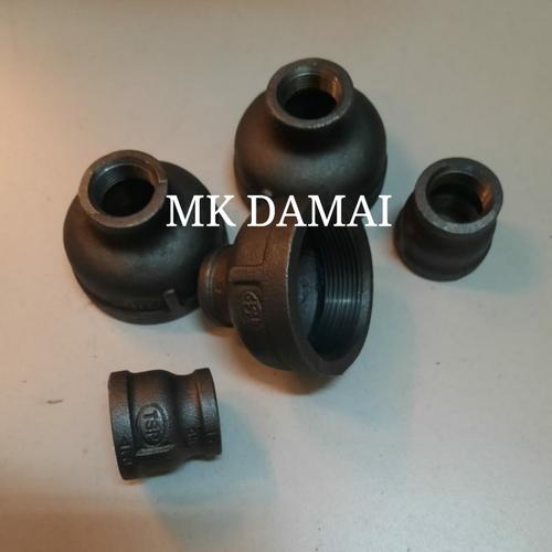 Jual Reducer tsp hitam drat 1 x 1/2"(inch) V sock steam besi hitam ...