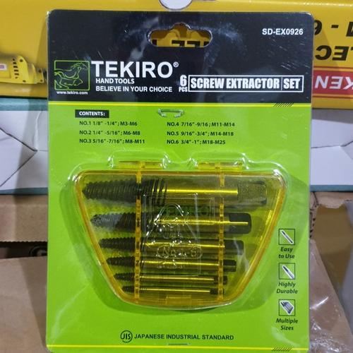 Jual hand tap balik screw extractor set tekiro 6pcs - Kota Semarang ...