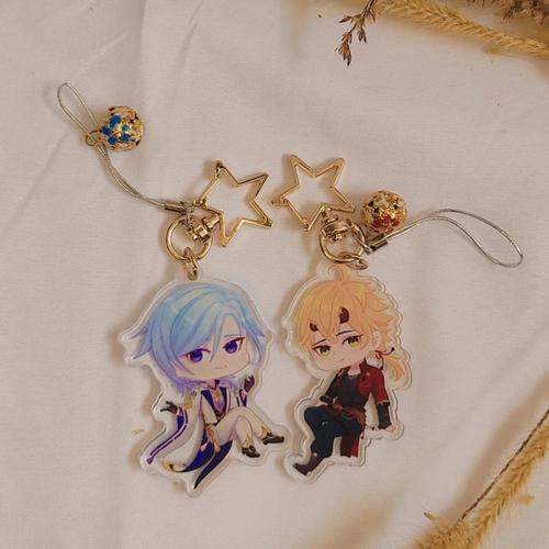 Jual keychain genshin impact character chibi - scaramouche - Kota ...