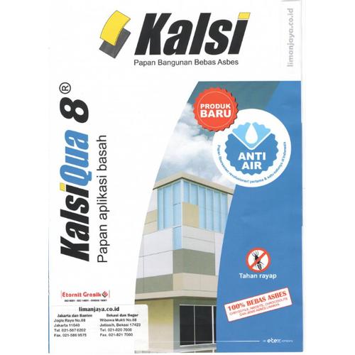 Jual klsiboard KalsiQua 8 kalsi board papan fiber semen 8mm ...
