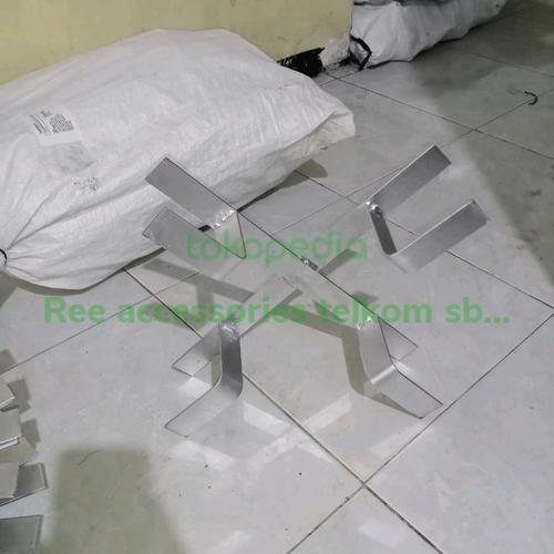 Jual fixing Slack fiber 60x60 [congkok 10x10] spek besi tebal 3mm lebar ...