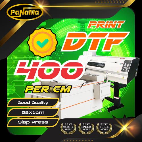 Promo Cetak DTF Per CM / Sablon Digital / Print Digital Transfer Film ...