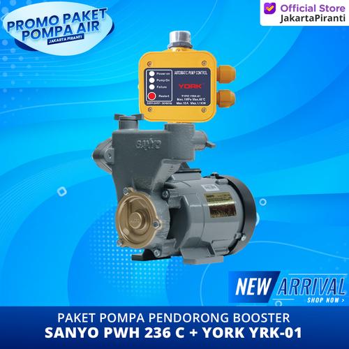 Promo Paket Pompa Pendorong Shower / Booster 200 Watt Sanyo PWH 236 C ...
