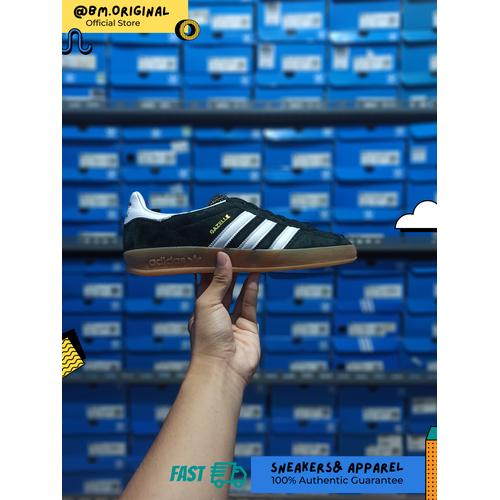 Jual Adidas Gazelle Indoor Core Black White Gumsole ORIGINAL H06259 ...