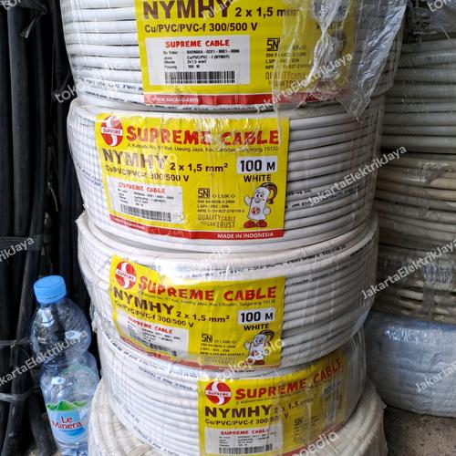 Jual Kabel NYMHY 2x1.5mm Supreme (Per Meter) - Jakarta Pusat - JakartaElektrikJaya | Tokopedia