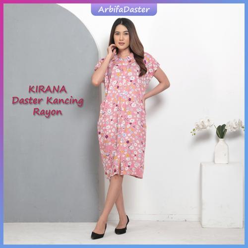 Jual Daster Full Kancing katun Rayon Motif Dress Kekinian ViralBusui ...