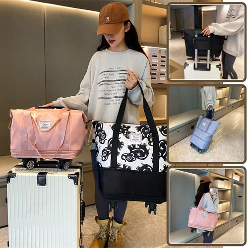 Promo Duffle Bag /Travel Bag Roda Vacation Waterproof Tas Gym Olahraga ...