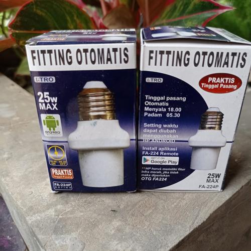 Jual Lampu Led otomatis Fiting Fitting Timer ON OFF - Fitting 25 Watt ...