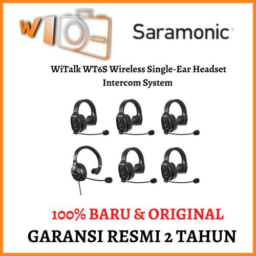 Jual Saramonic WiTalk WT6S Wireless Single-Ear Headset Intercom System ...